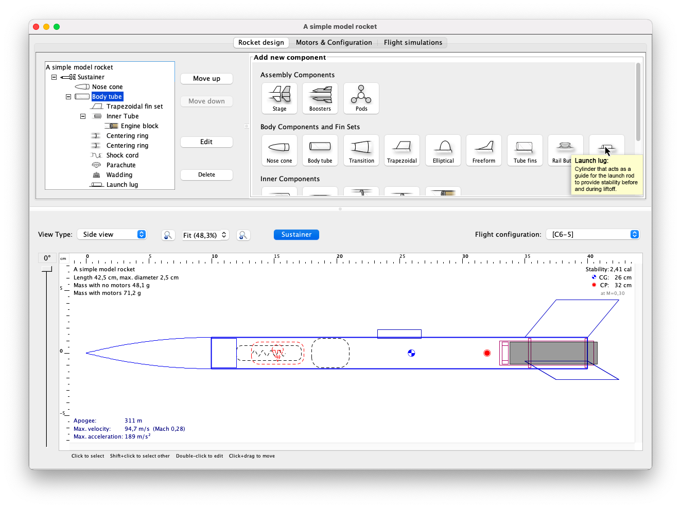 New feature request: tooltip text for rocketcomponents · Issue #1030 · openrocket/openrocket ...