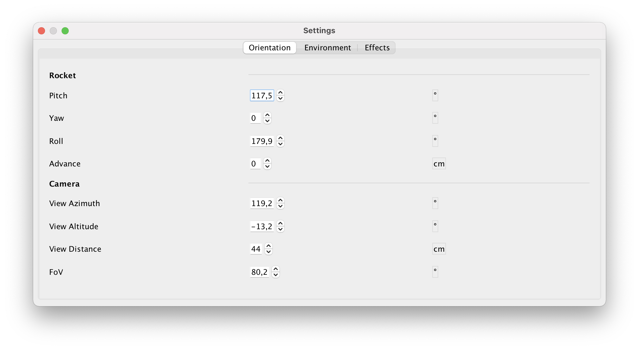 Remove gap between PhotoStudio value and unit · Issue #1084 · openrocket/openrocket · GitHub
