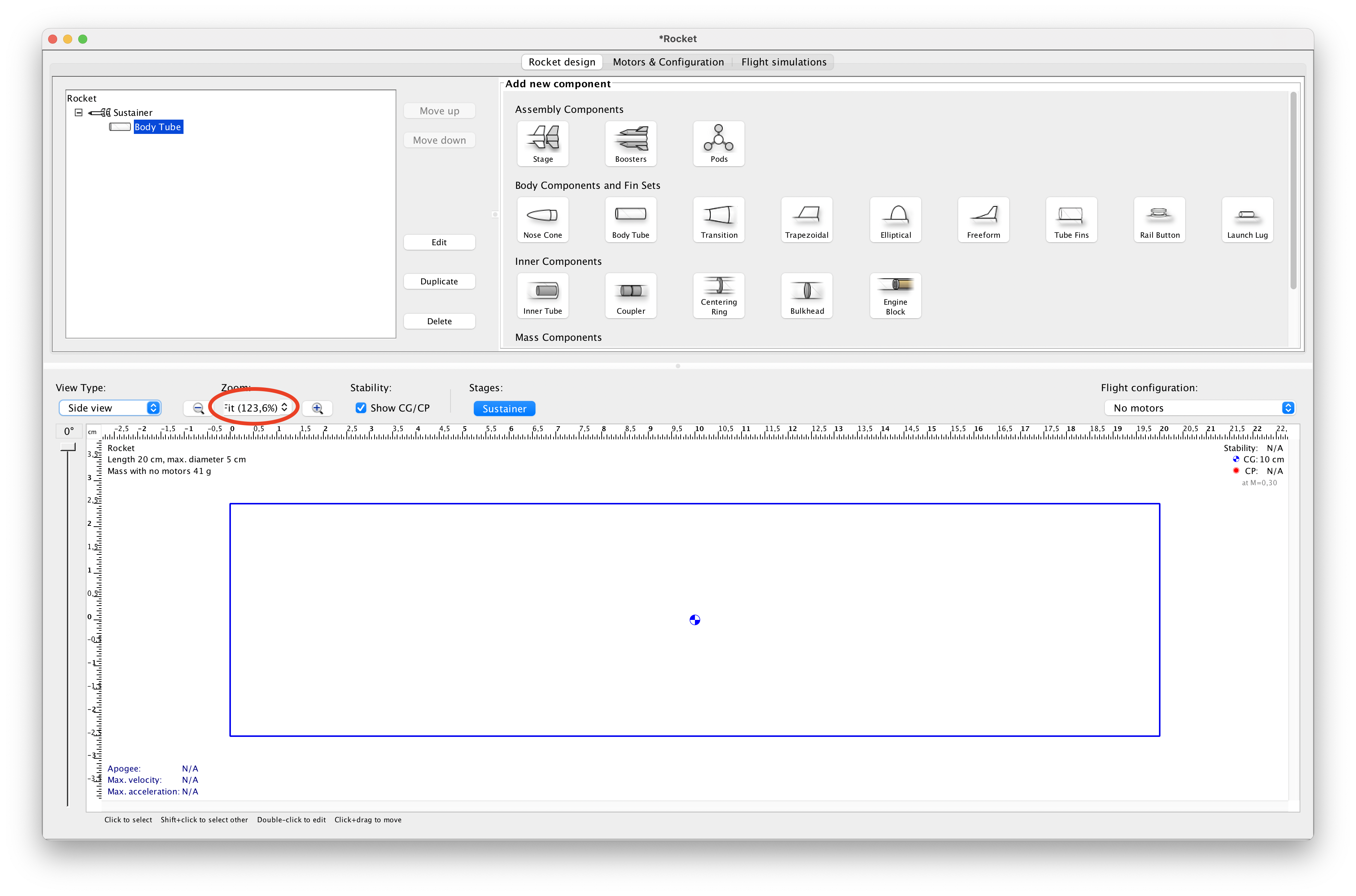 Bug: 'Fit' text does not fit in spinner when zoom value > 100% · Issue #1423 · openrocket ...