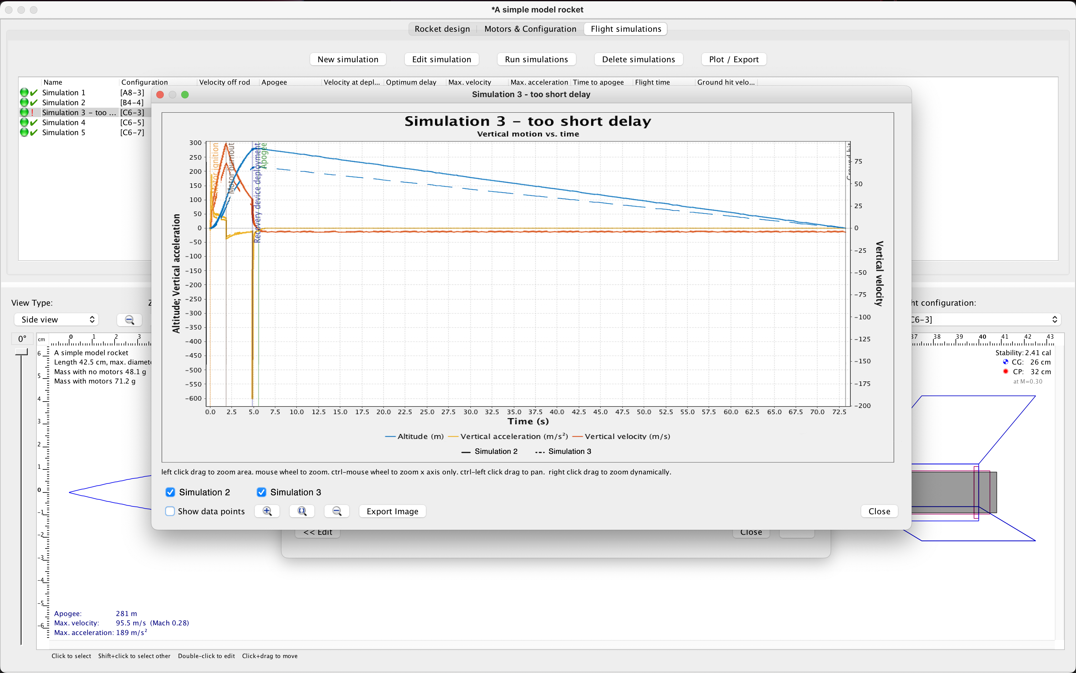 Allow multiple simulations in same plot · Issue #1485 · openrocket/openrocket · GitHub