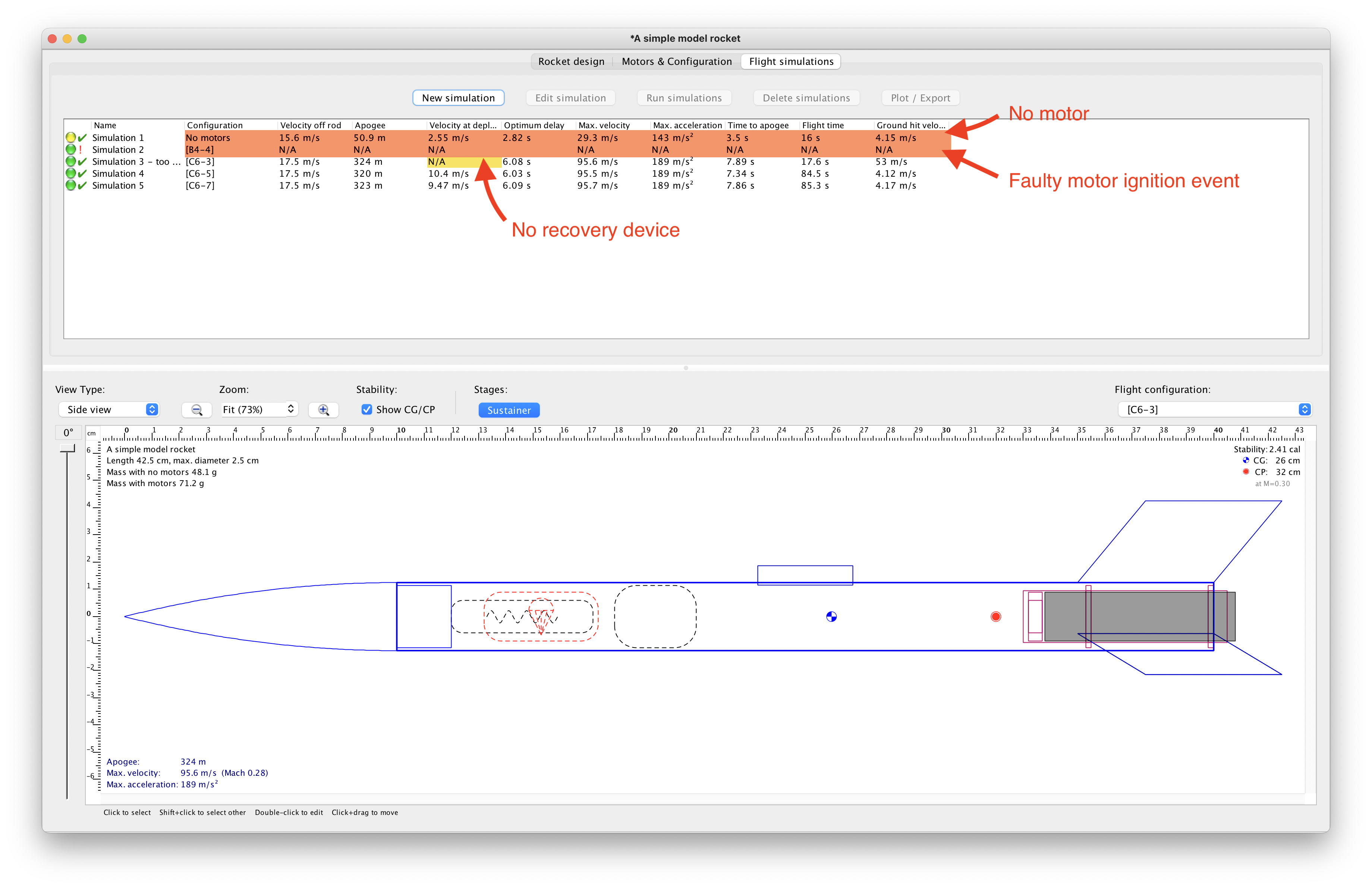 Feature request: colored simulation table cells for simulation warnings and errors · Issue #1502 ...