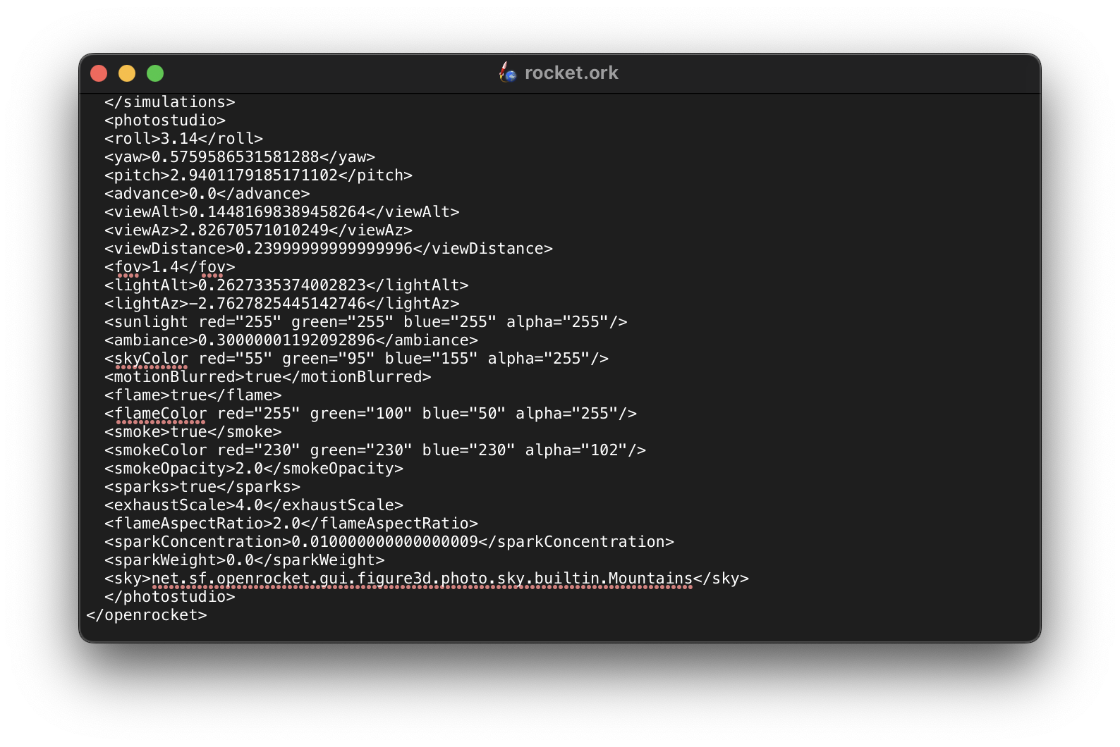 Add tabs in PhotoStudio .ork file settings · Issue #1714 · openrocket/openrocket · GitHub