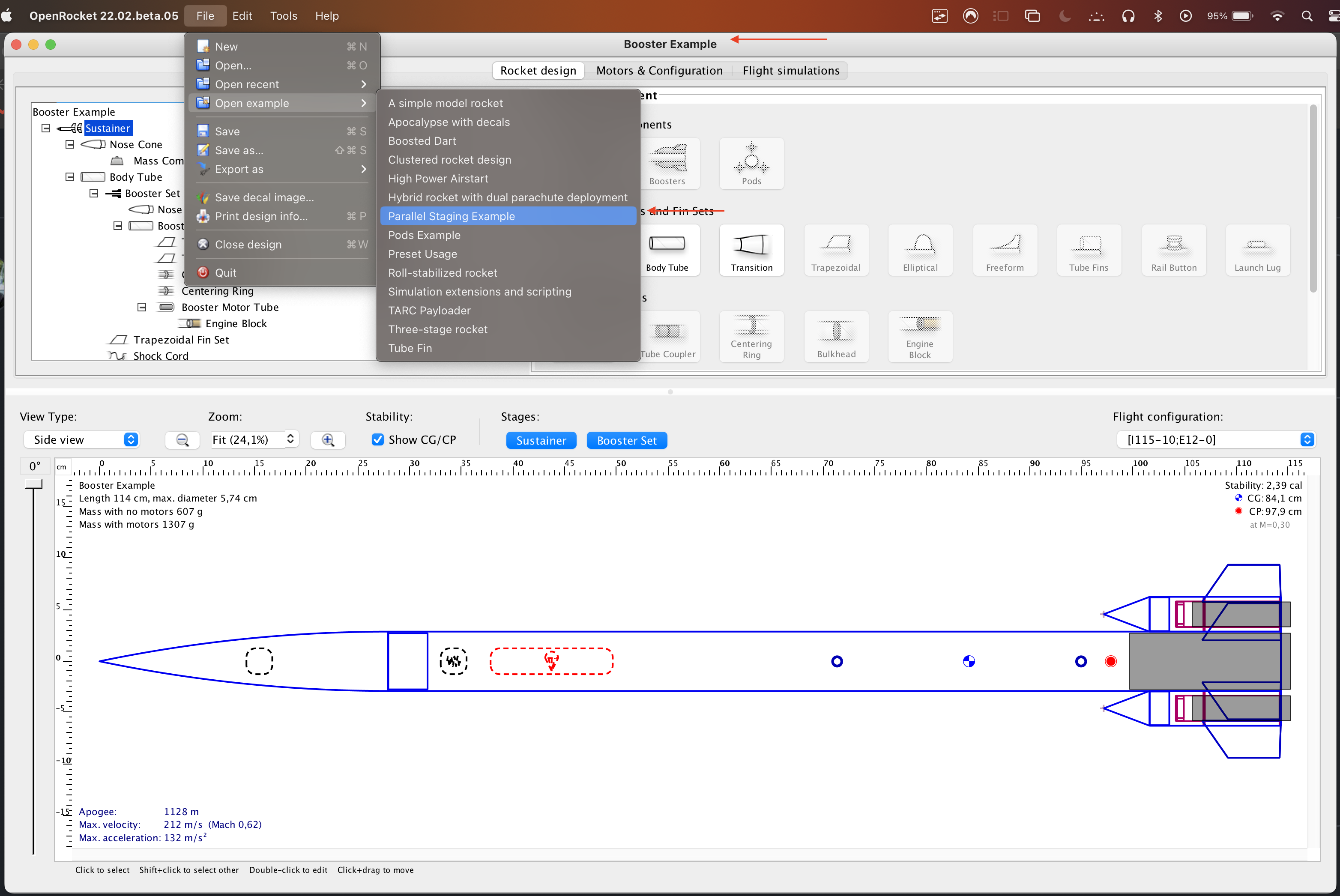 Make example rockets' design file title the same as its file name · Issue #1937 · openrocket ...