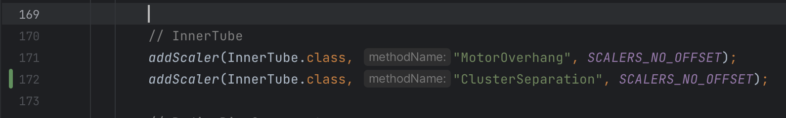 [Feature request] Change Inner Tube cluster tube separation from unitless to distance unit ...