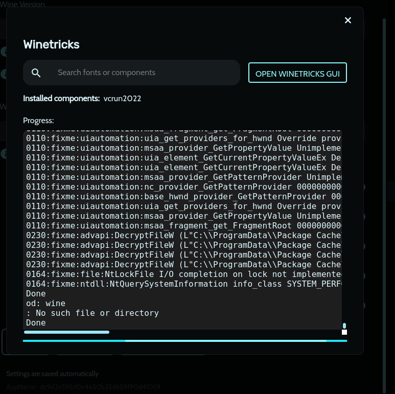 Weird behaviour in winetricks · Issue #3221 · Heroic-Games-Launcher/HeroicGamesLauncher · GitHub