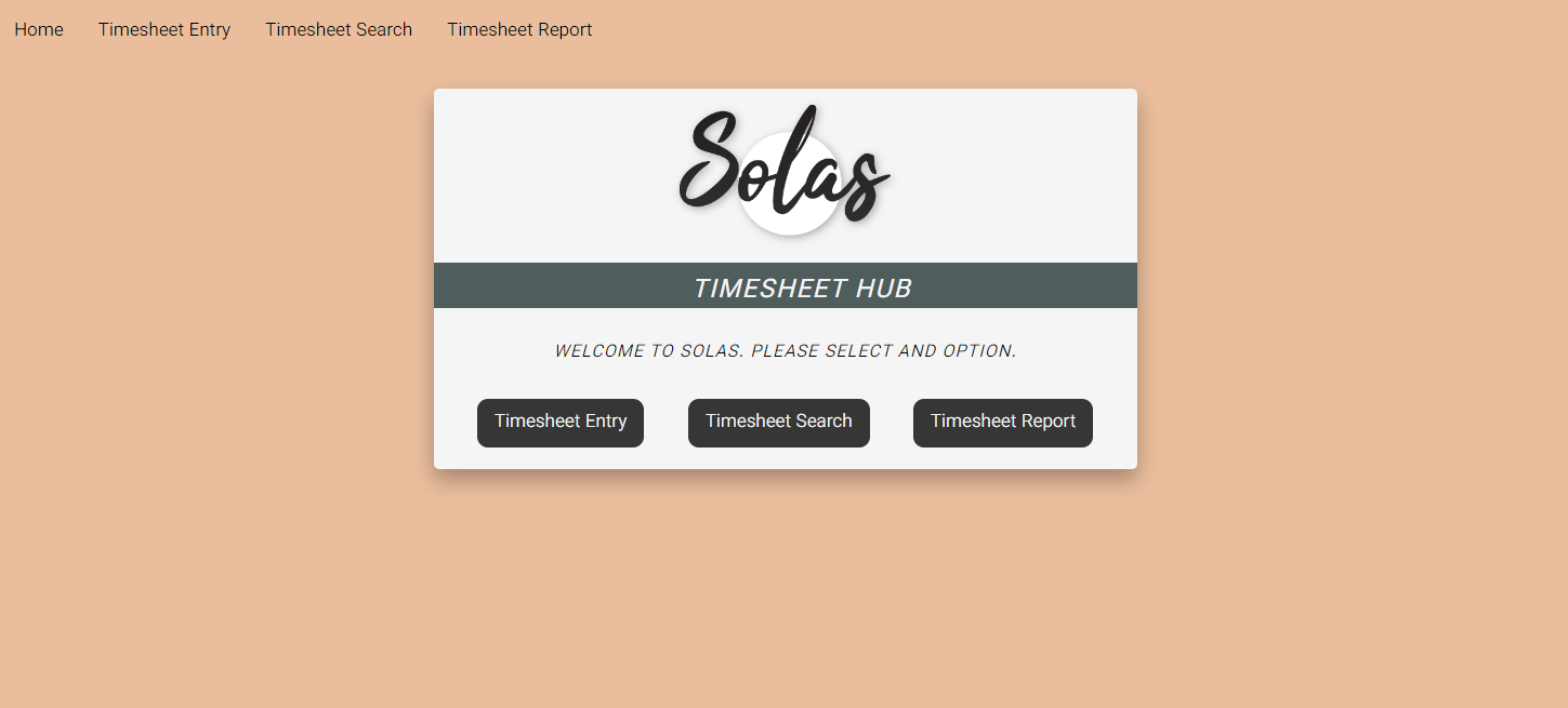 GitHub - christenkishun/solas-timesheet