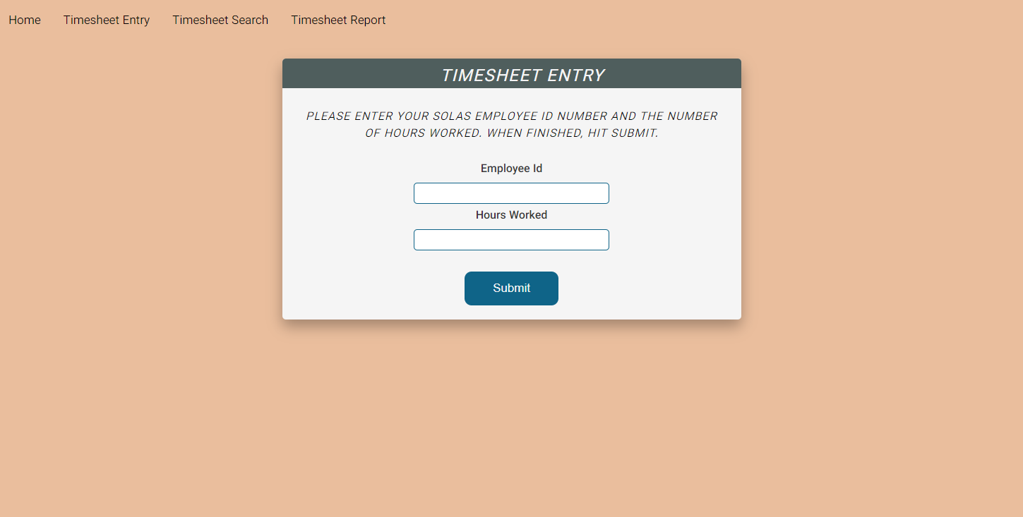 GitHub - christenkishun/solas-timesheet