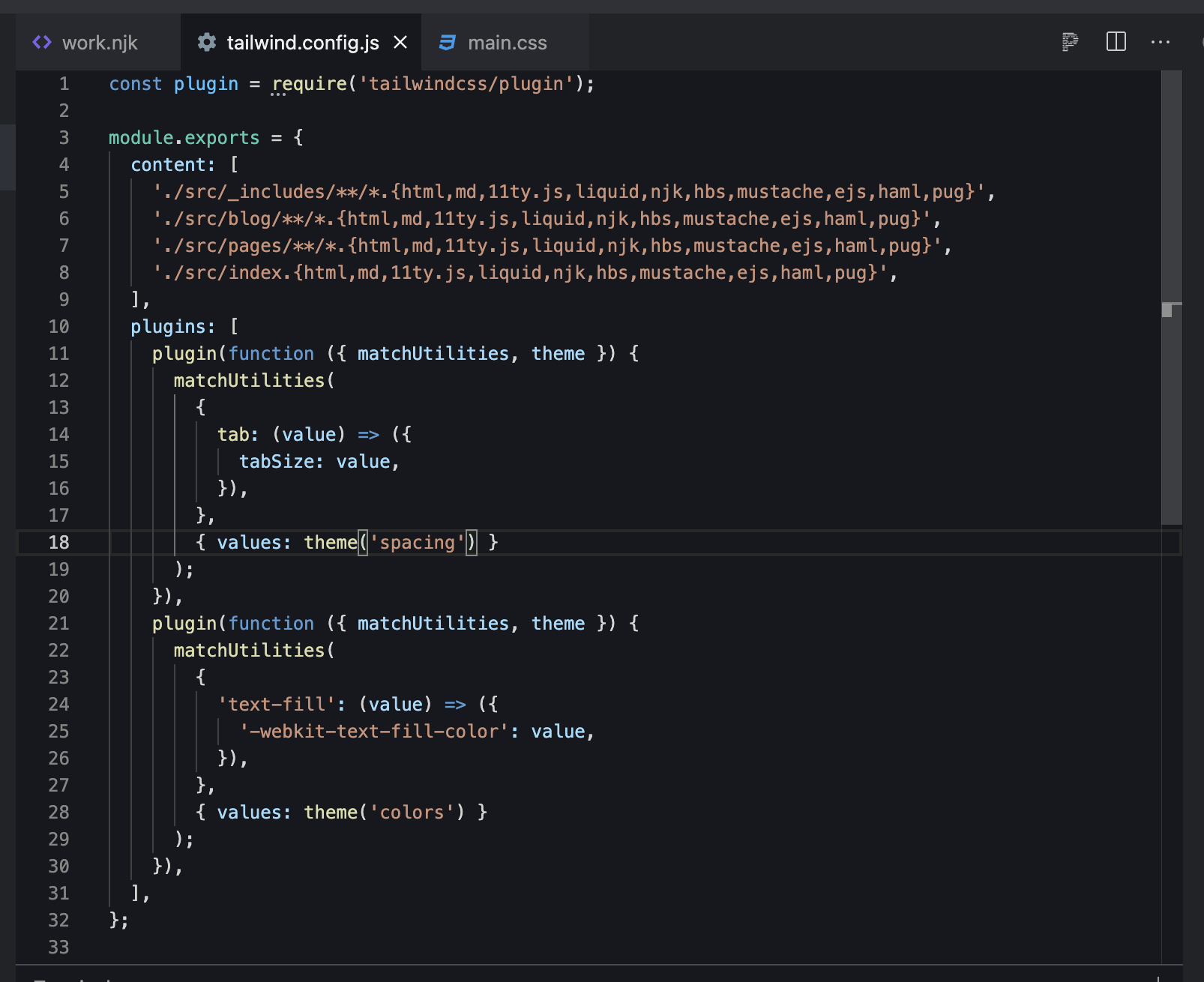 Unexpected behavior using Dynamic utilities; `matchUtilities` is ...