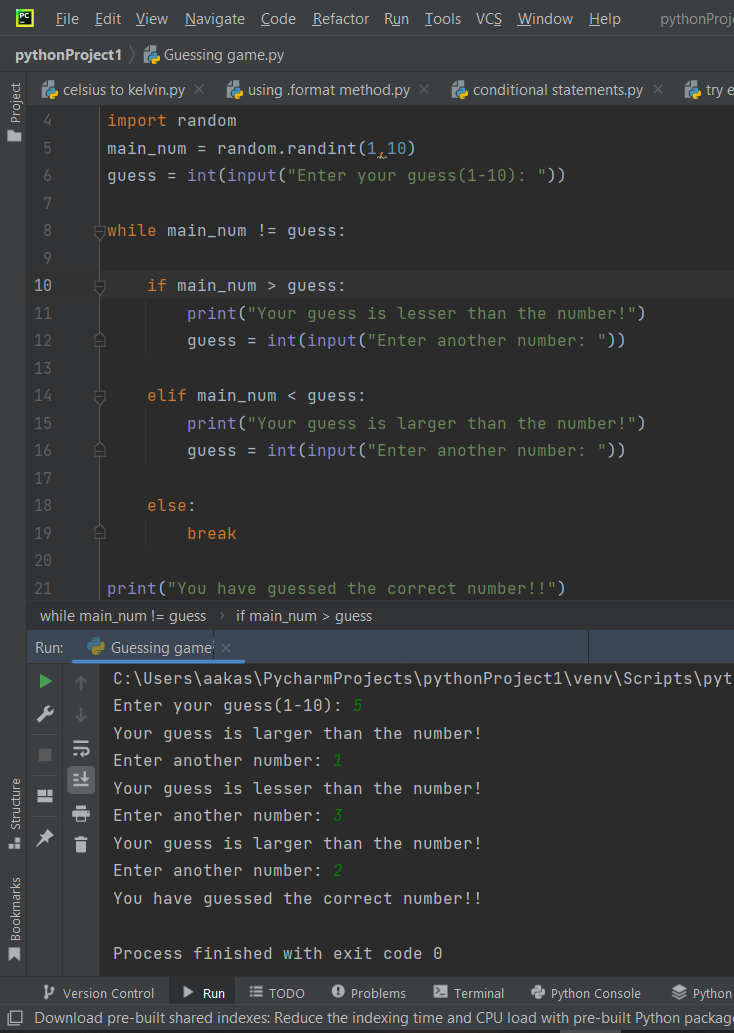 GitHub AakashAyachit number guessing game A Simple Number Guessing