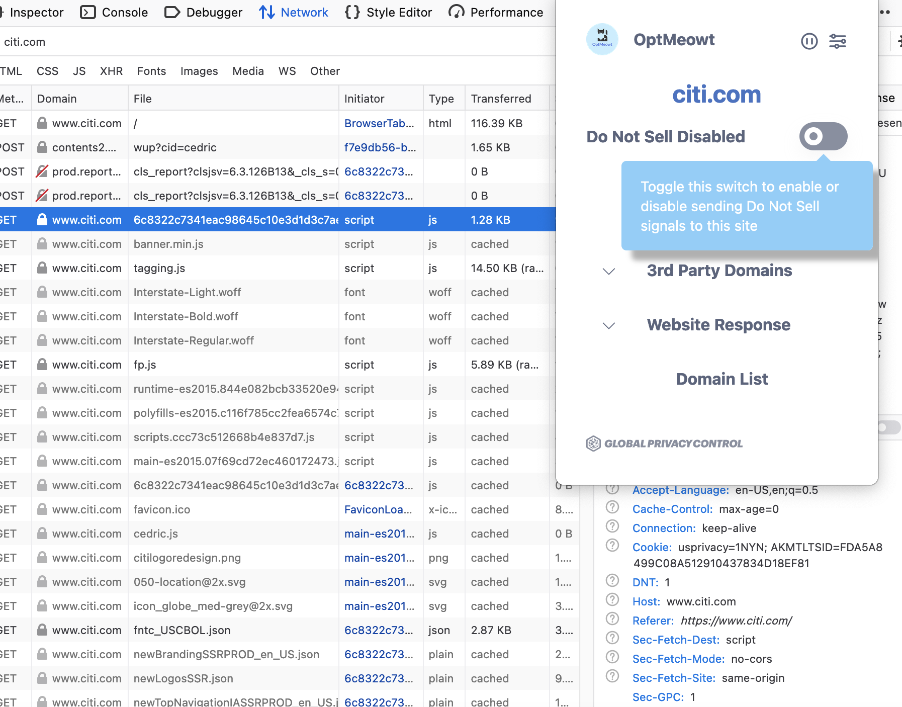 Gpc Signal Is Sent Despite Being Disabled On Firefox · Issue 203 