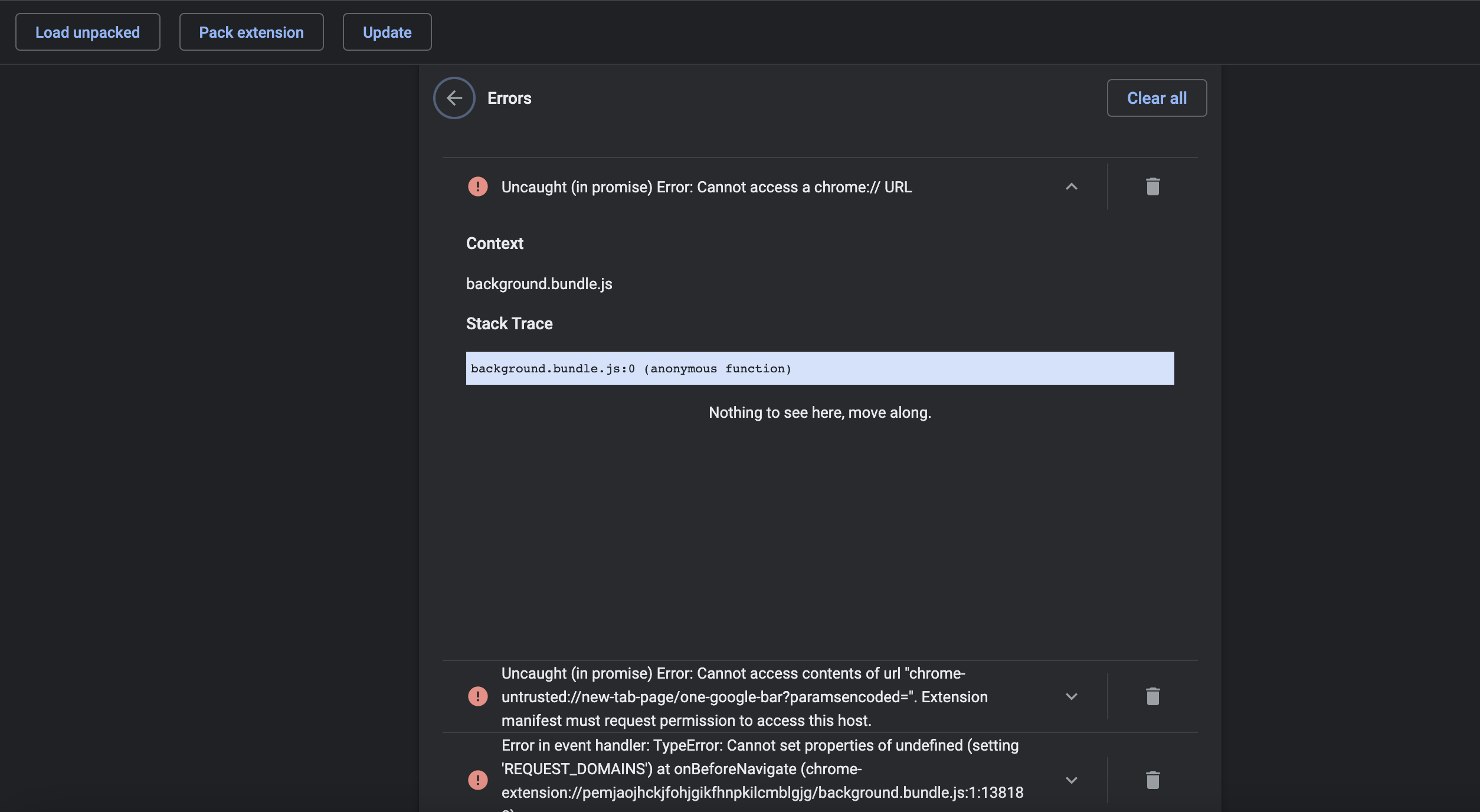 Identify MV3 errors post-merge · Issue #289 · privacy-tech-lab/gpc-optmeowt · GitHub
