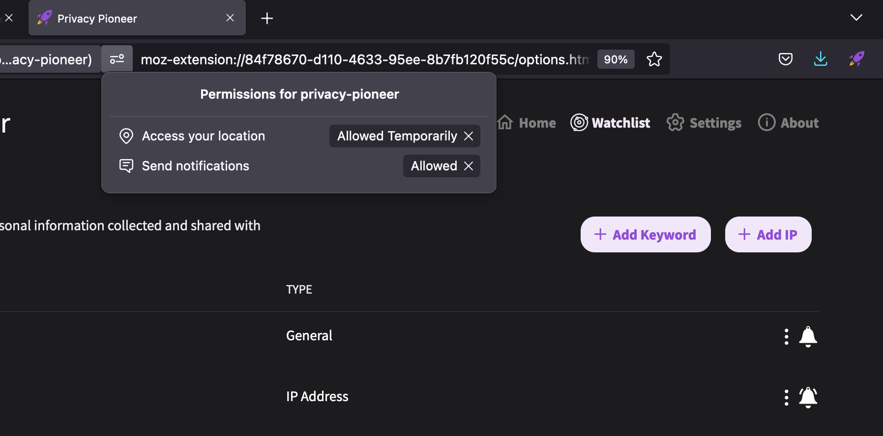 Check that Watchlist notifications are working and fix as necessary · Issue #441 · privacy-tech ...