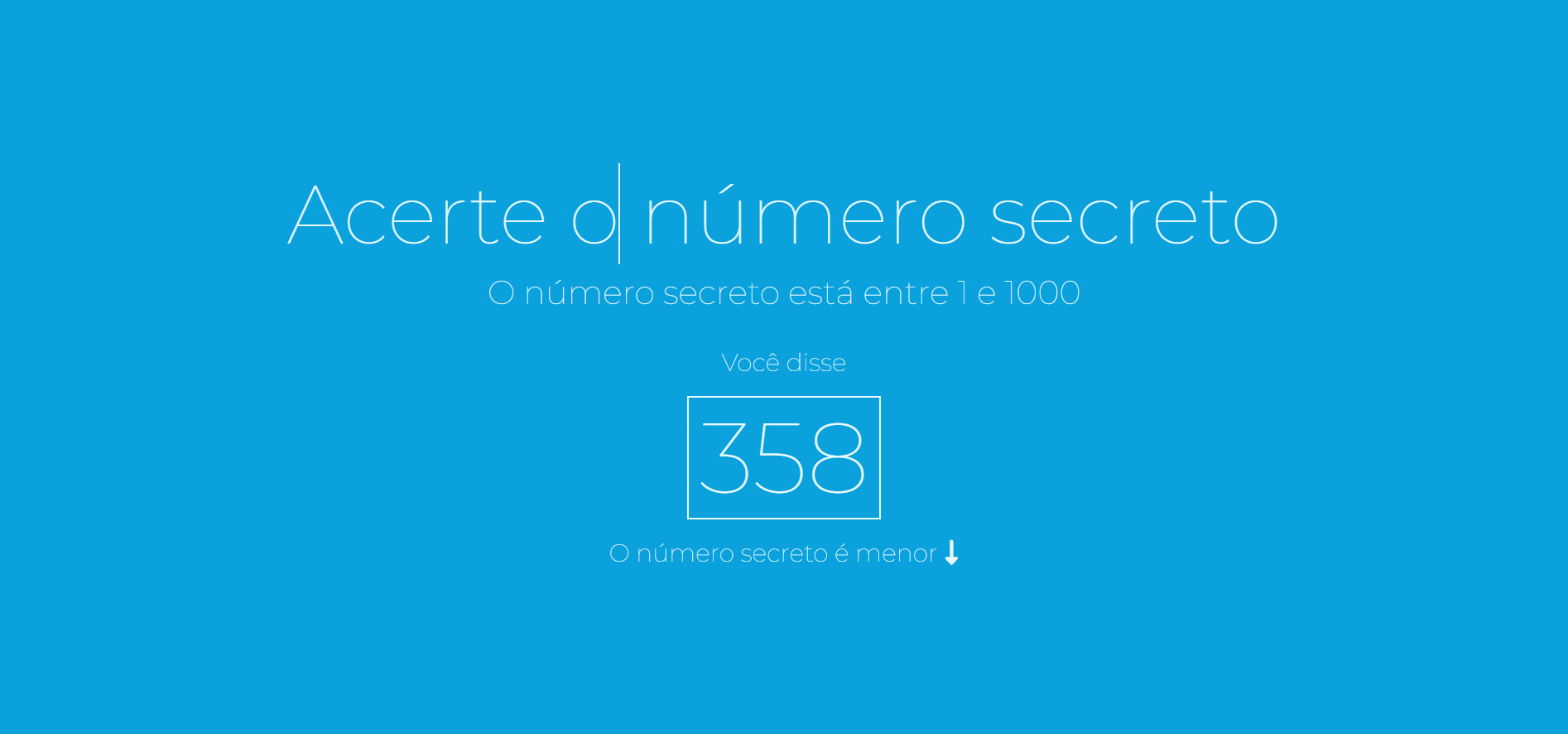 GitHub - mariojrcarvalho/jogo-numero-secreto: Jogo para adivinhar o ...