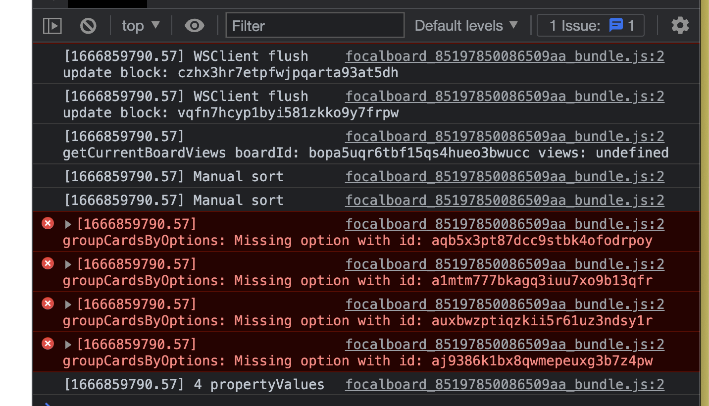 Bug: I get console errors when moving cards to another column as a viewer of a board · Issue ...