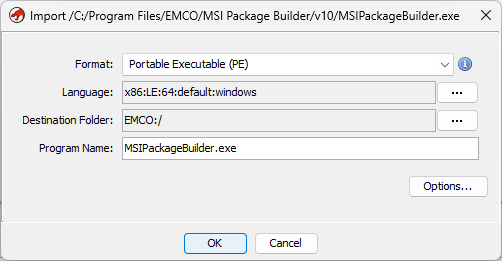 Error Importing Exe Ioexception Invalid Index 67400821 · Issue 5483 