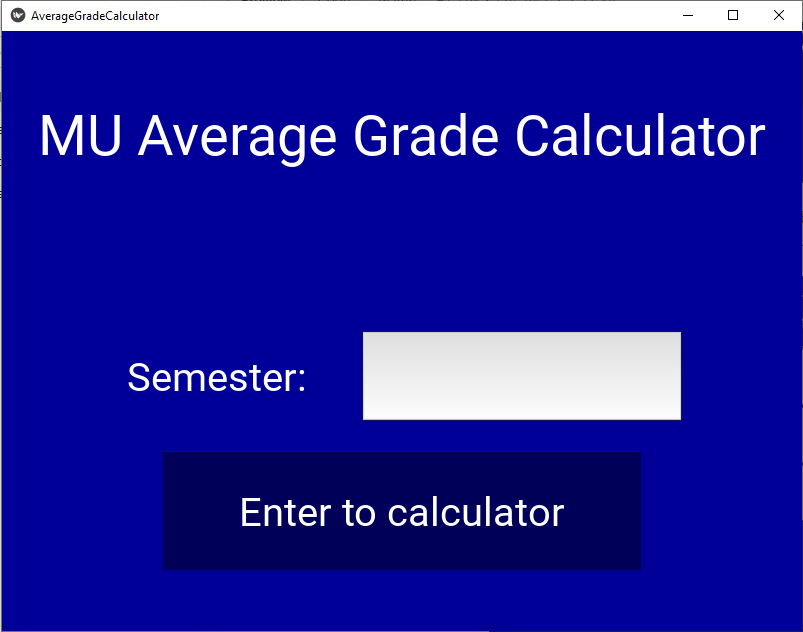 GitHub - falconizmi/average-grade-calculator: Average grade calculator ...