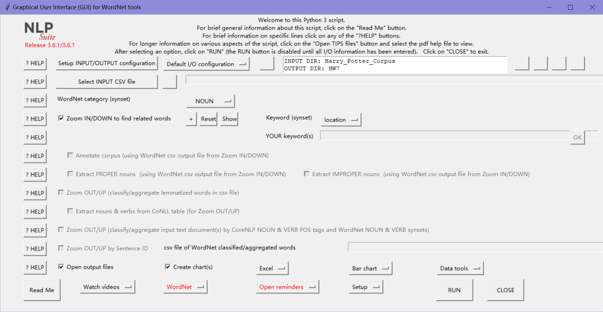 [BUG]: WordNet GUI, keywords not showing up · Issue #1043 · NLP-Suite/NLP-Suite · GitHub