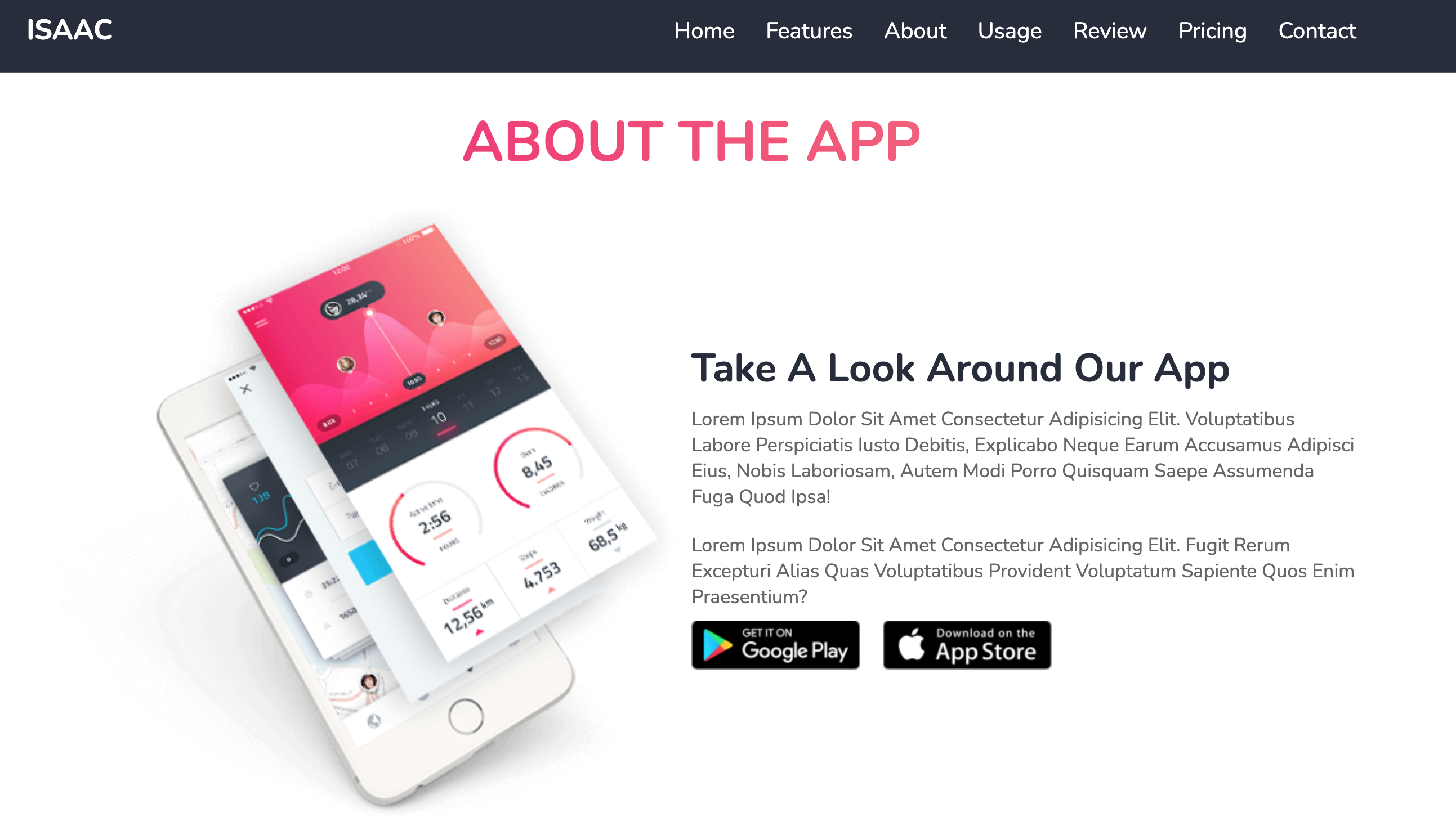 GitHub - akindipe/isaac-app-landing-page: A modern responsive landing ...