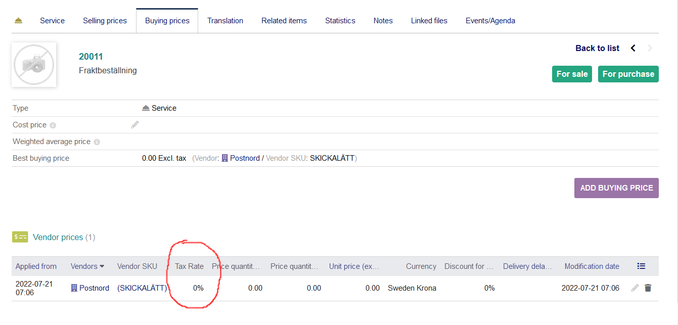Vendor Vat Rate On Serviceproduct Is Not Respected On Invoice · Issue 21543 · Dolibarr 