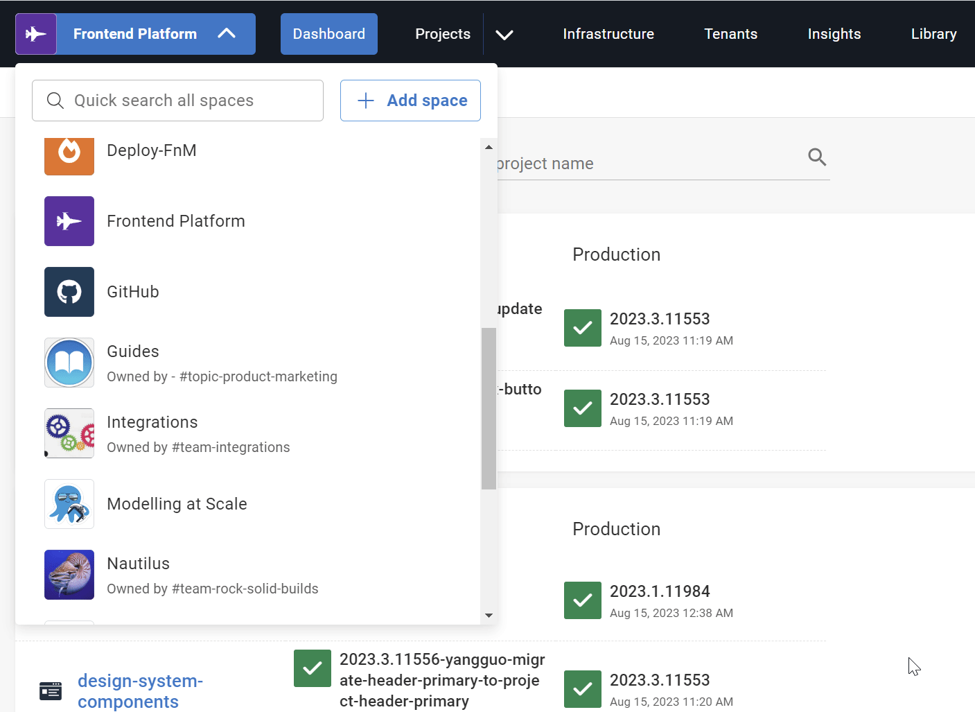Space Switcher Does Not Close When Navigating To The Current Space · Issue 8288 · Octopusdeploy