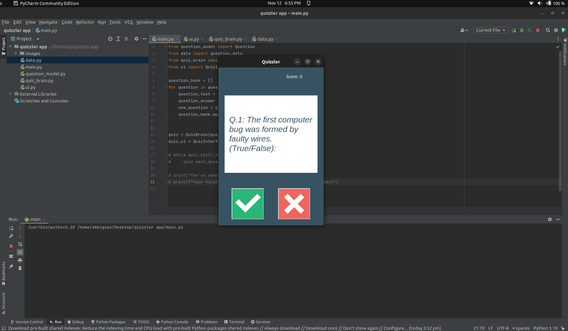 GitHub - ABHIGYAN-MOHANTA/quizzler-app-tkinter