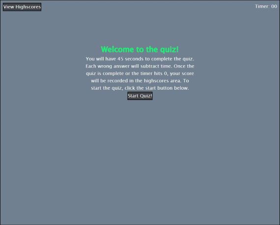 GitHub - JonWong2020/code-quiz-project
