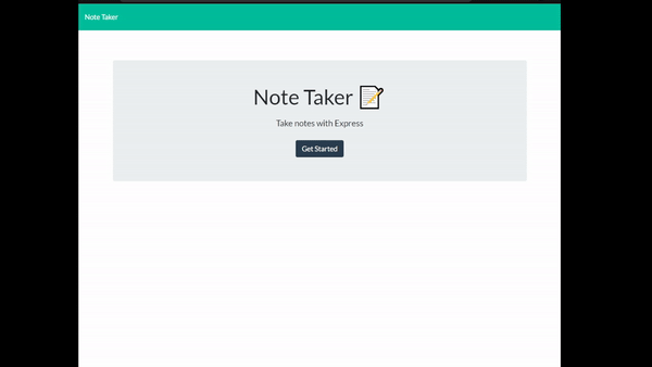 GitHub - JonWong2020/note-taker-app