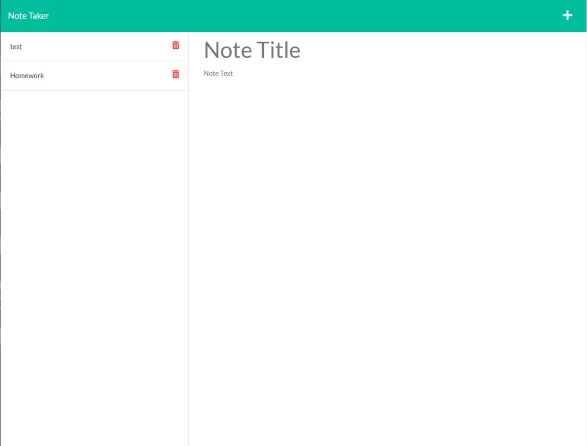 GitHub - JonWong2020/note-taker-app
