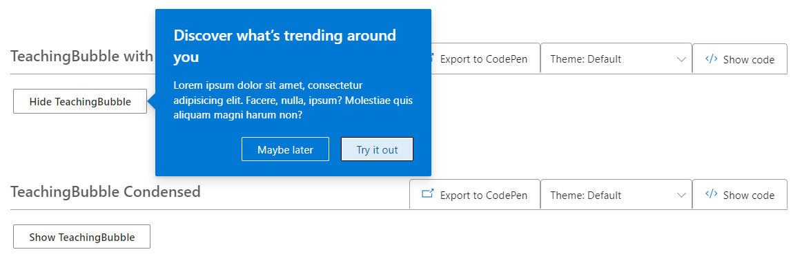 [Bug]: Can't render TeachingBubble by adding calloutProps.layerProps normally · Issue #29048 ...