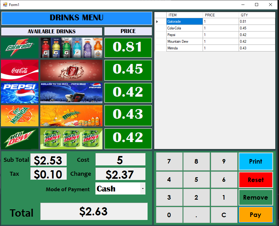 GitHub - CocoShesh/POS: POS SYSTEM FOR DRINKS MENU