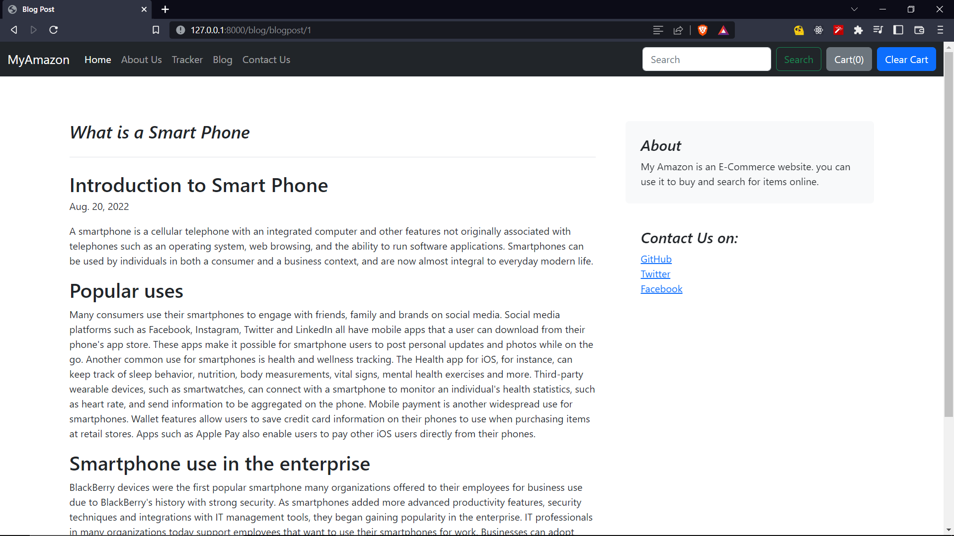 GitHub - IndrajeetNinjaCoder/myamazon