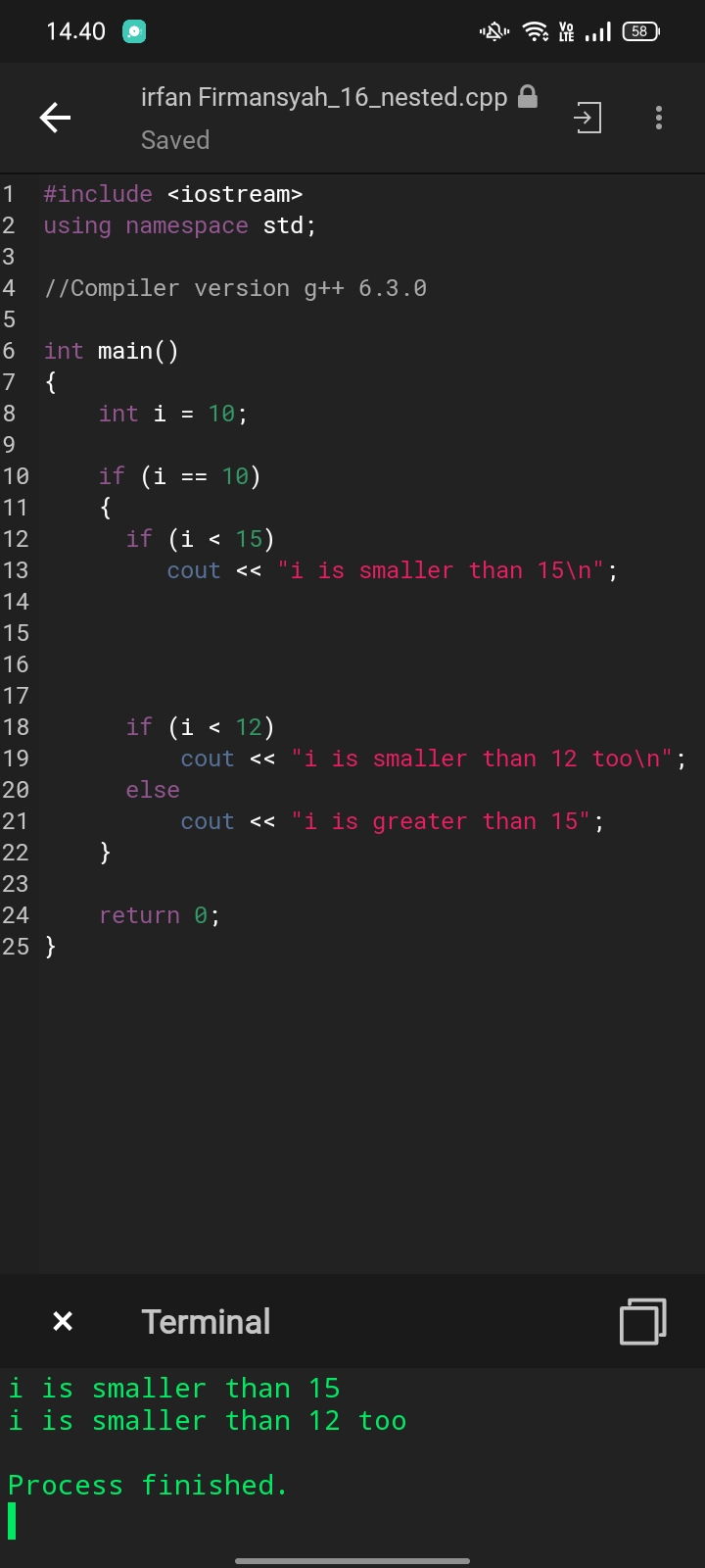 Irfan firmansyah · Issue #5 · RPL-SMKN-65-JKT/X-RPL-2-Dasar-Pemrograman ...