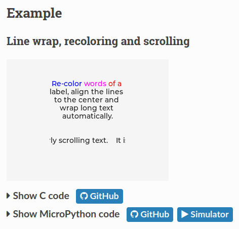 Recolor when wrapping text on another line · Issue #4599 · lvgl/lvgl · GitHub