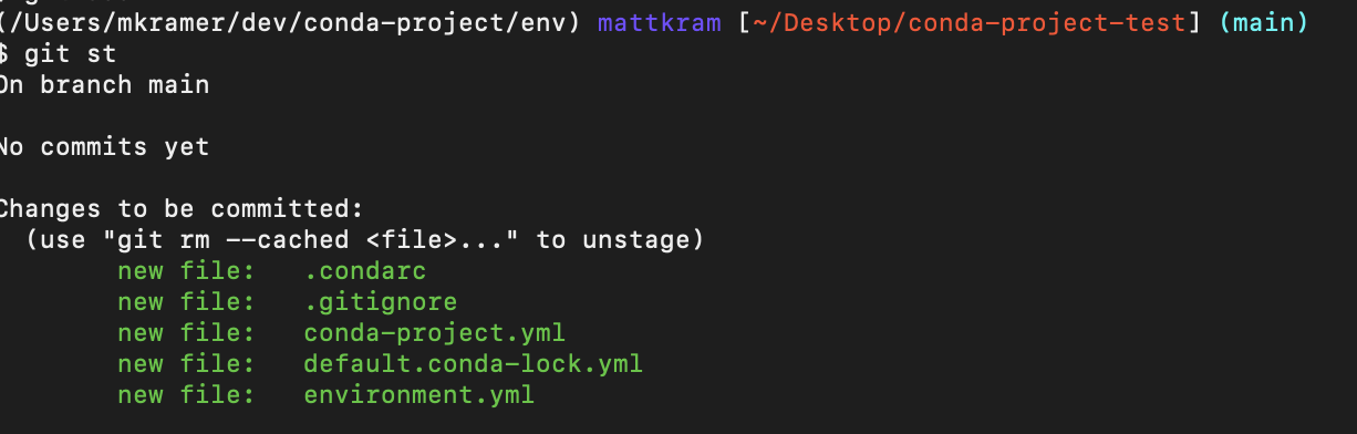 Add .gitignore to the created environment · Issue #25 · conda-incubator ...