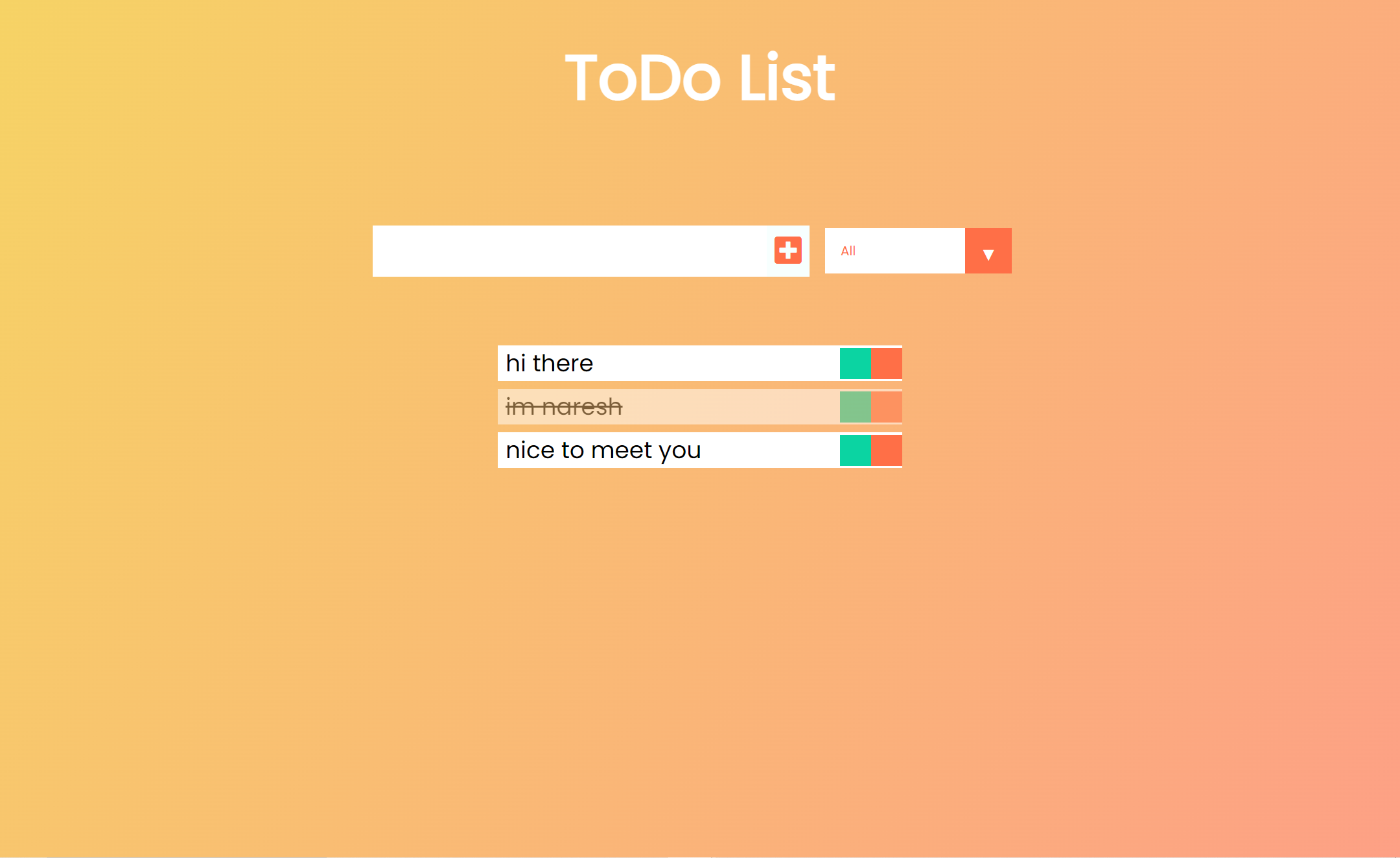 GitHub - Naresh-Gudipalli/ToDo-List
