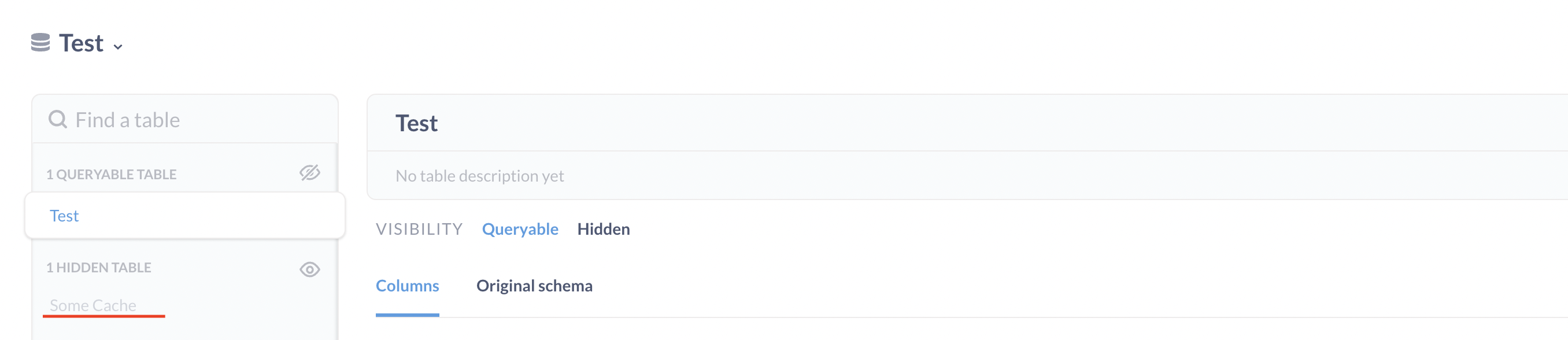 A hidden Database Sync doesn't allow descriptions for tables or fields to be edited · Issue ...