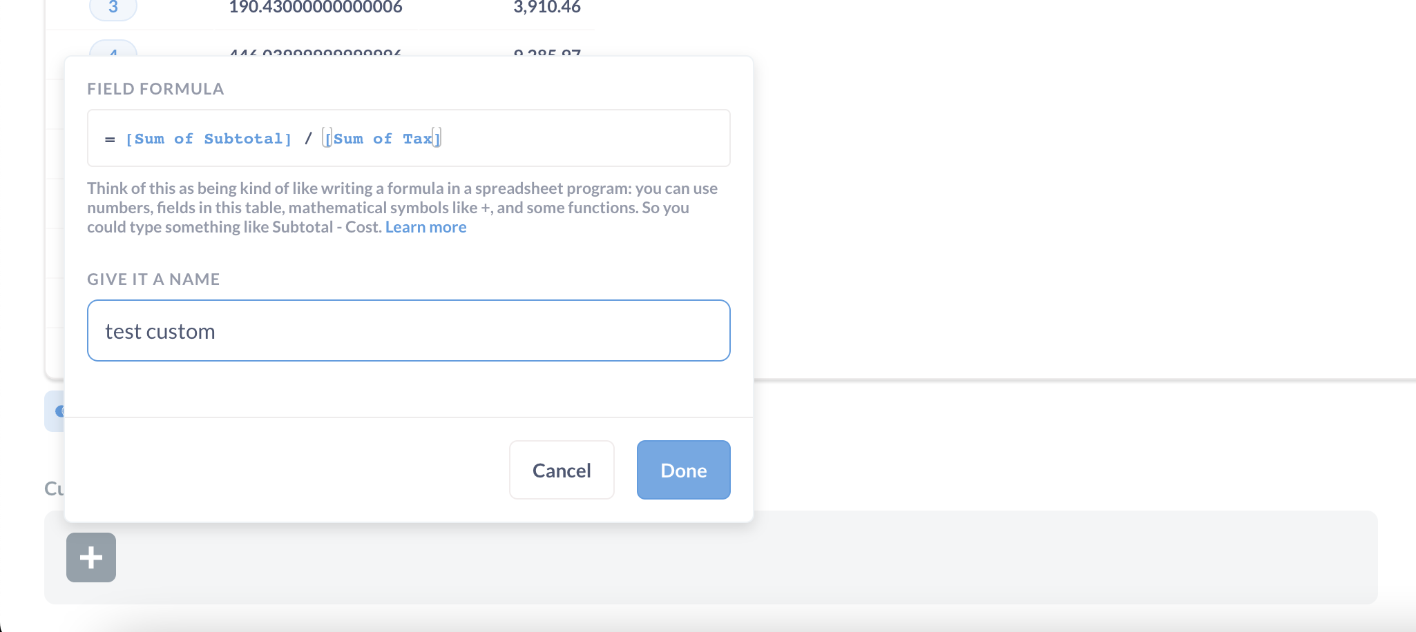 The drill-through feature is not working for Questions that have Custom Columns created from ...