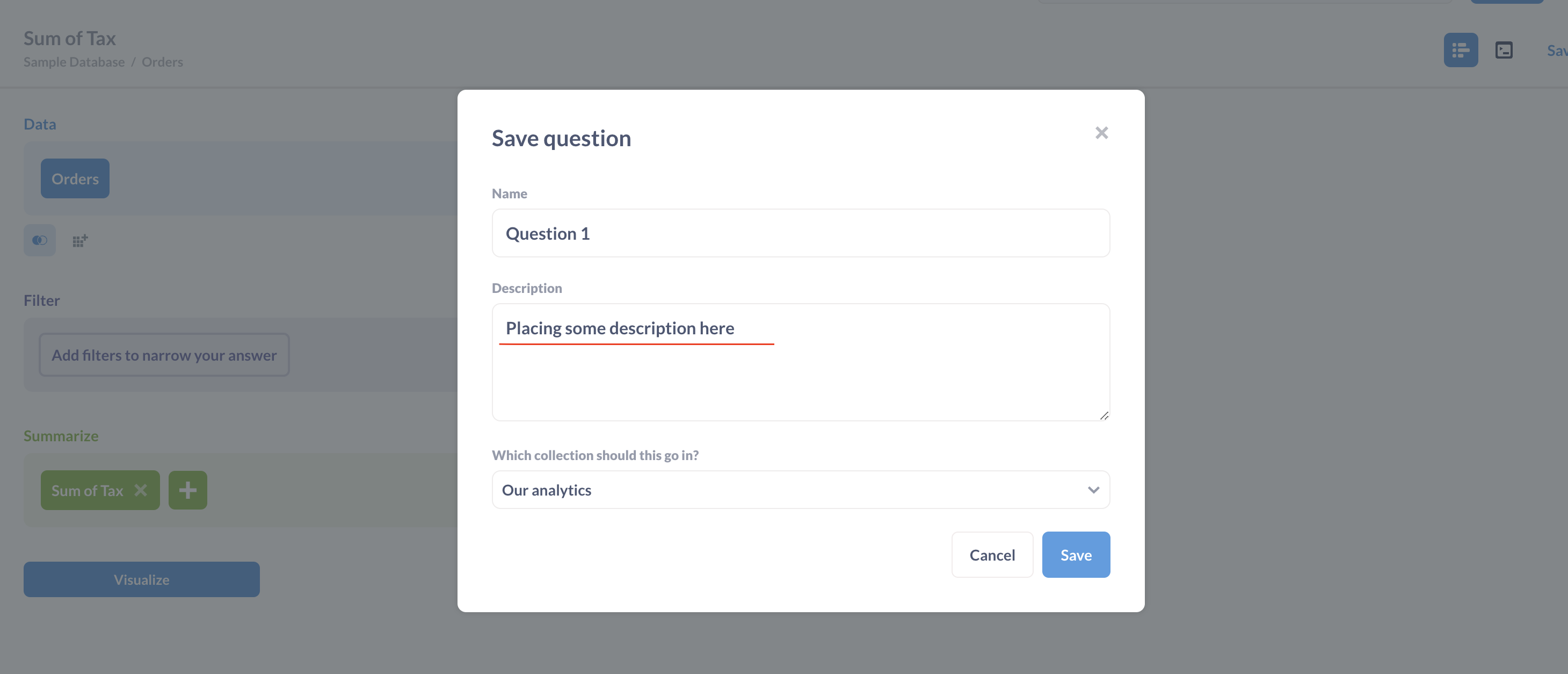 Description can be searched for Question and Database but not Table · Issue #25792 · metabase ...
