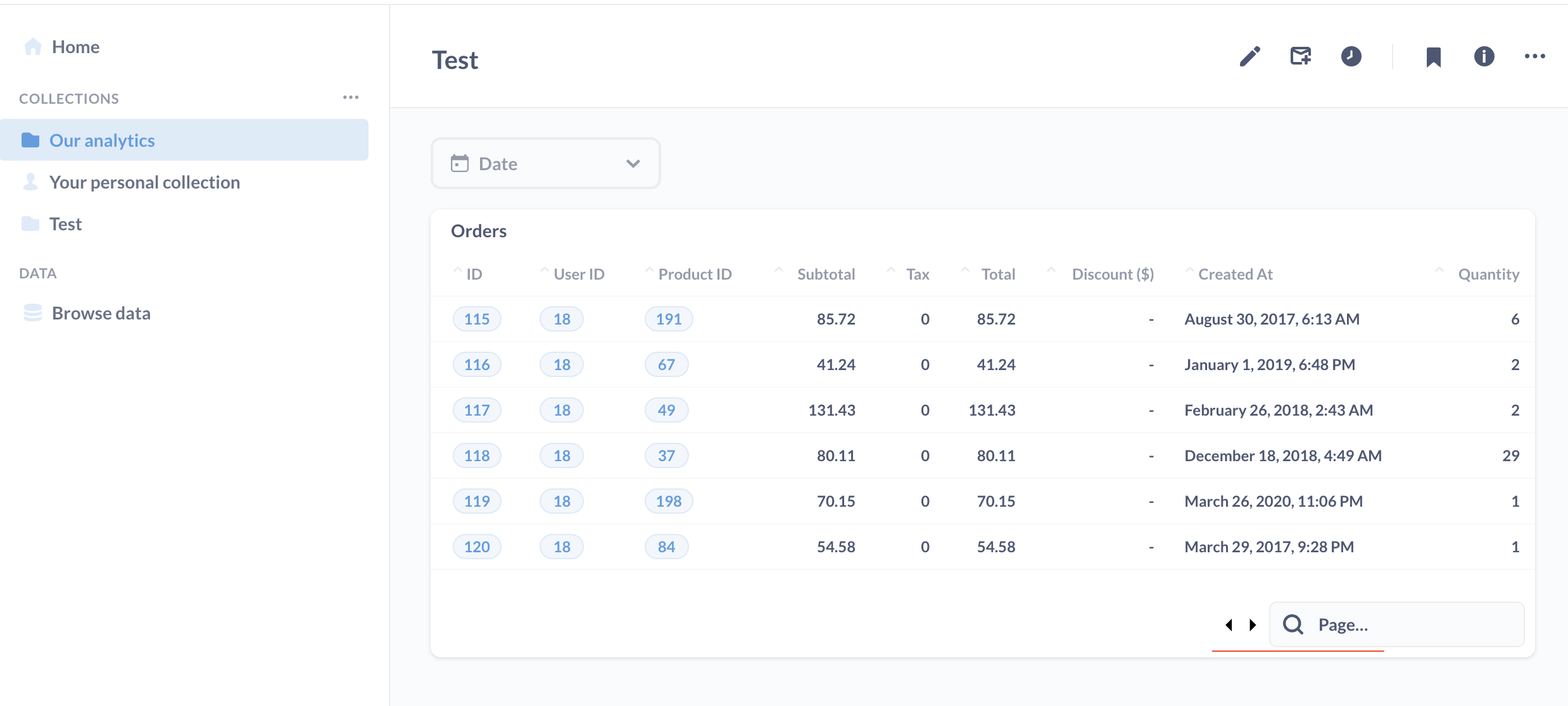 Add option to search for specific pages within a table pagination · Issue #27442 · metabase ...