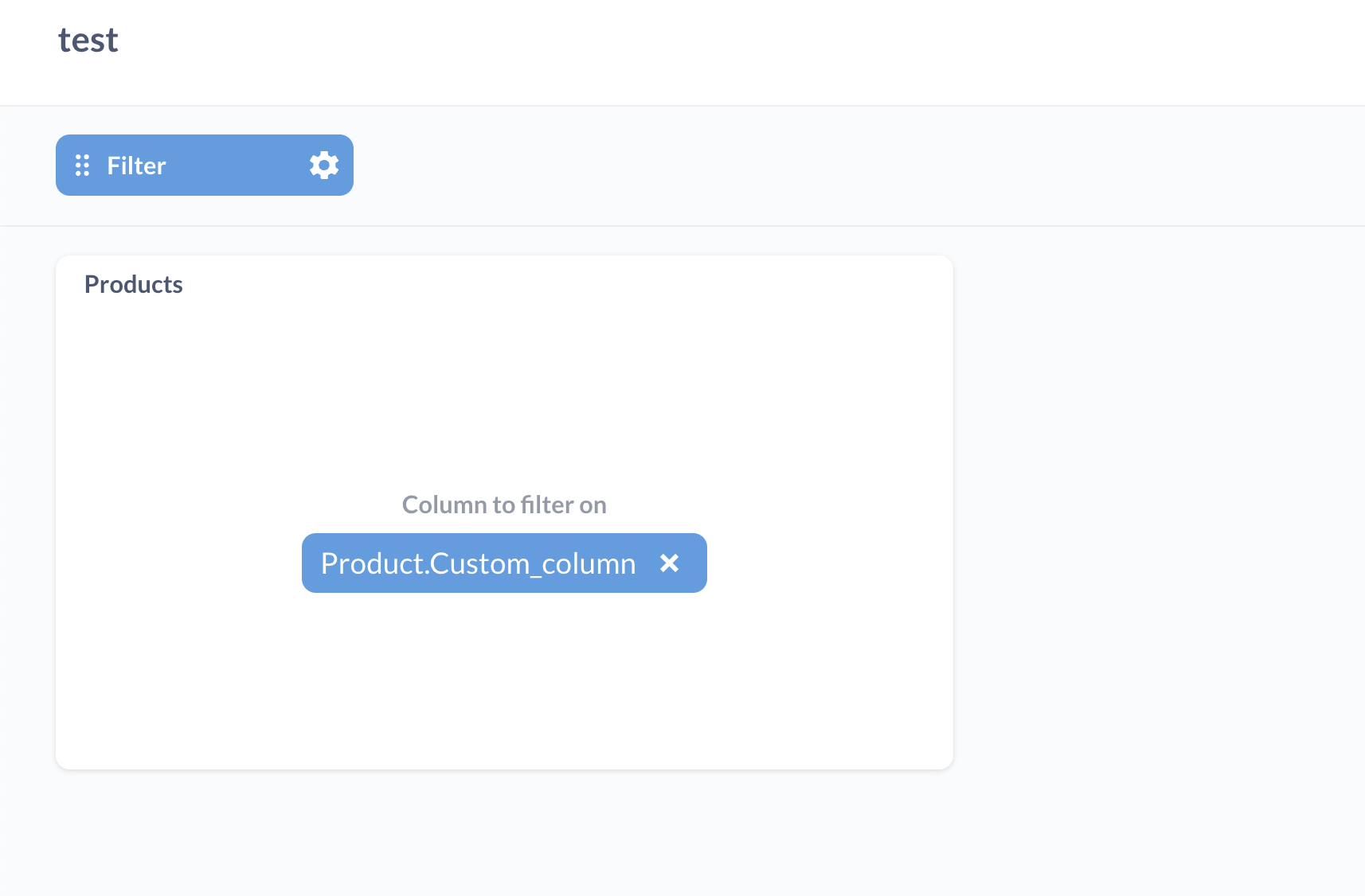 Dashboard filter connected to a custom column appears as if it was never connected · Issue ...
