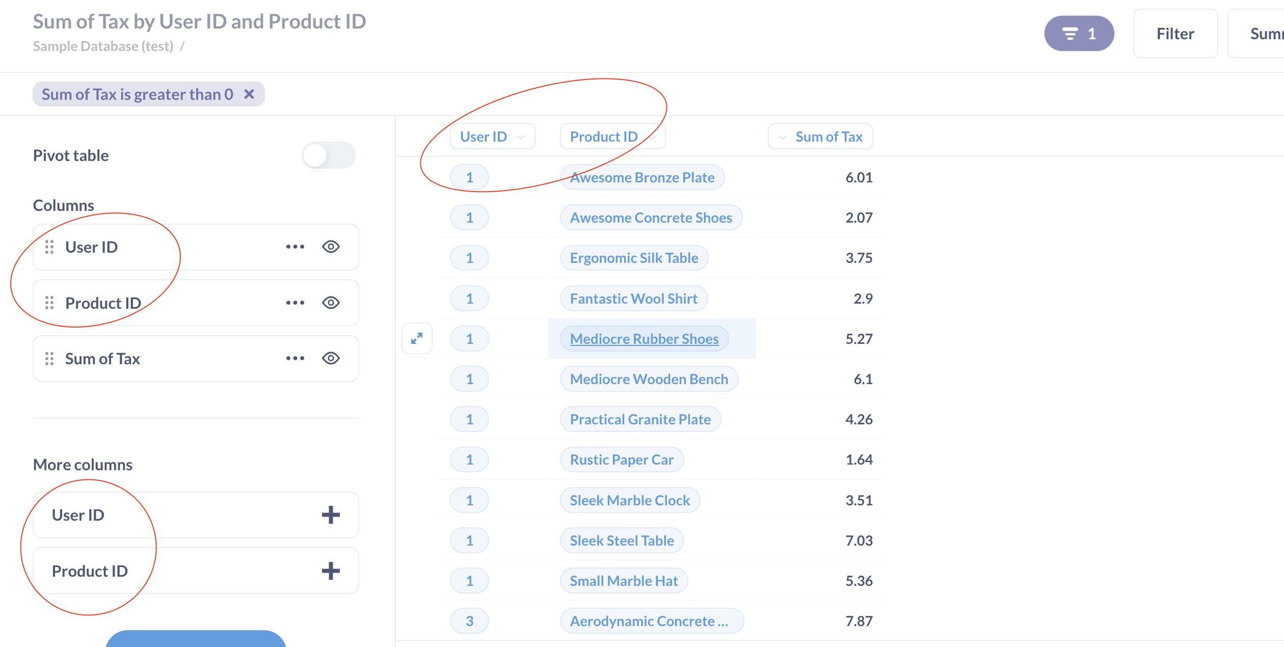 Filtering after Aggregation breaks column table settings · Issue #28093 · metabase/metabase · GitHub