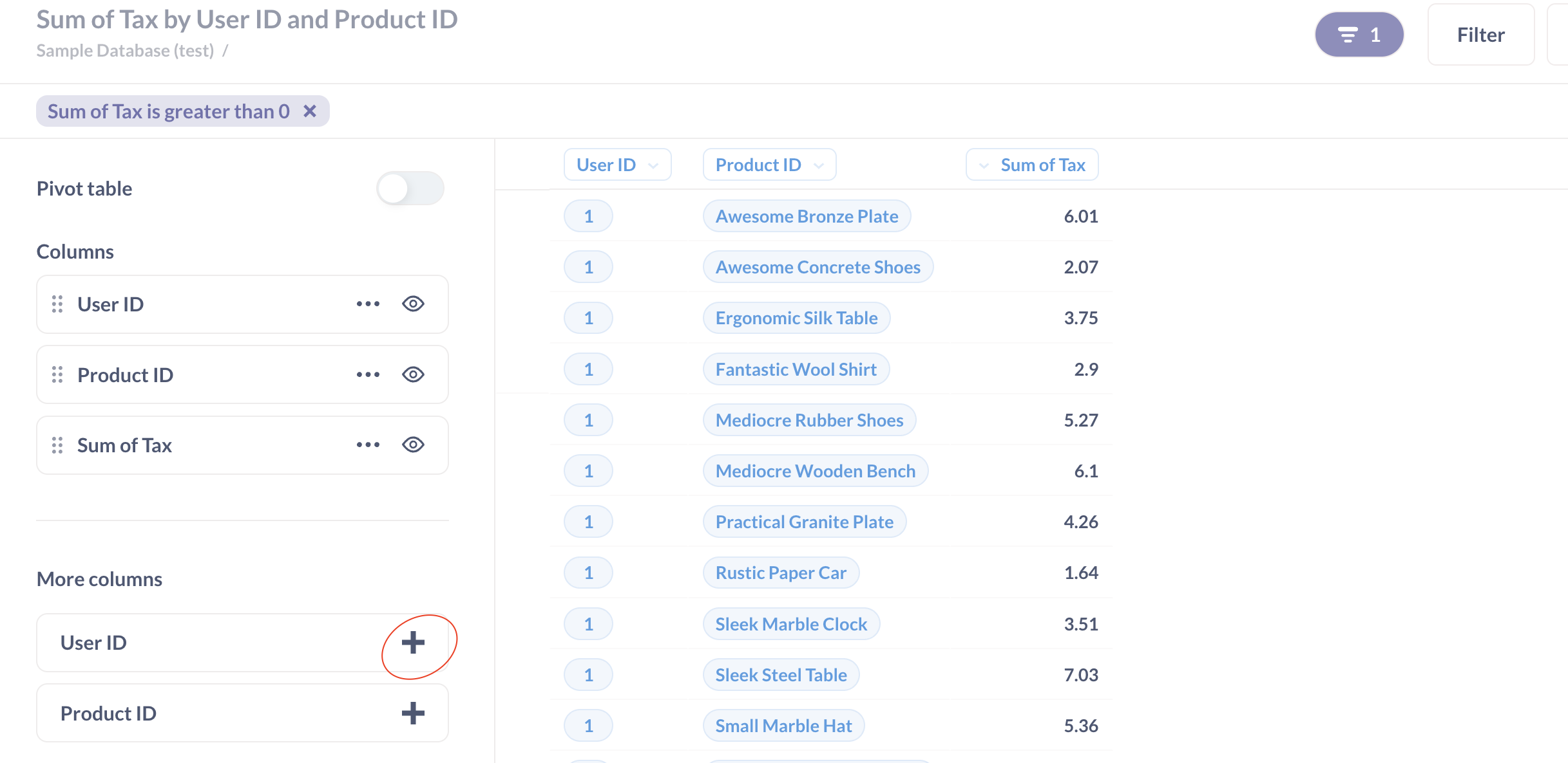 Filtering after Aggregation breaks column table settings · Issue #28093 · metabase/metabase · GitHub