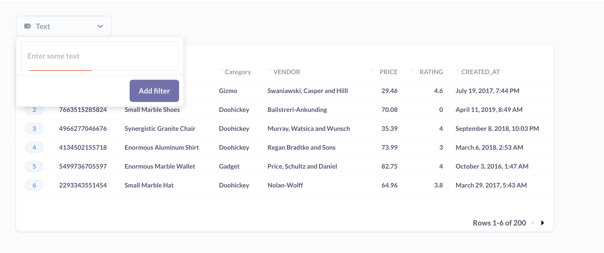 Model written in SQL doesn't load dropdown list on Dashboard when used with a Text or Category ...