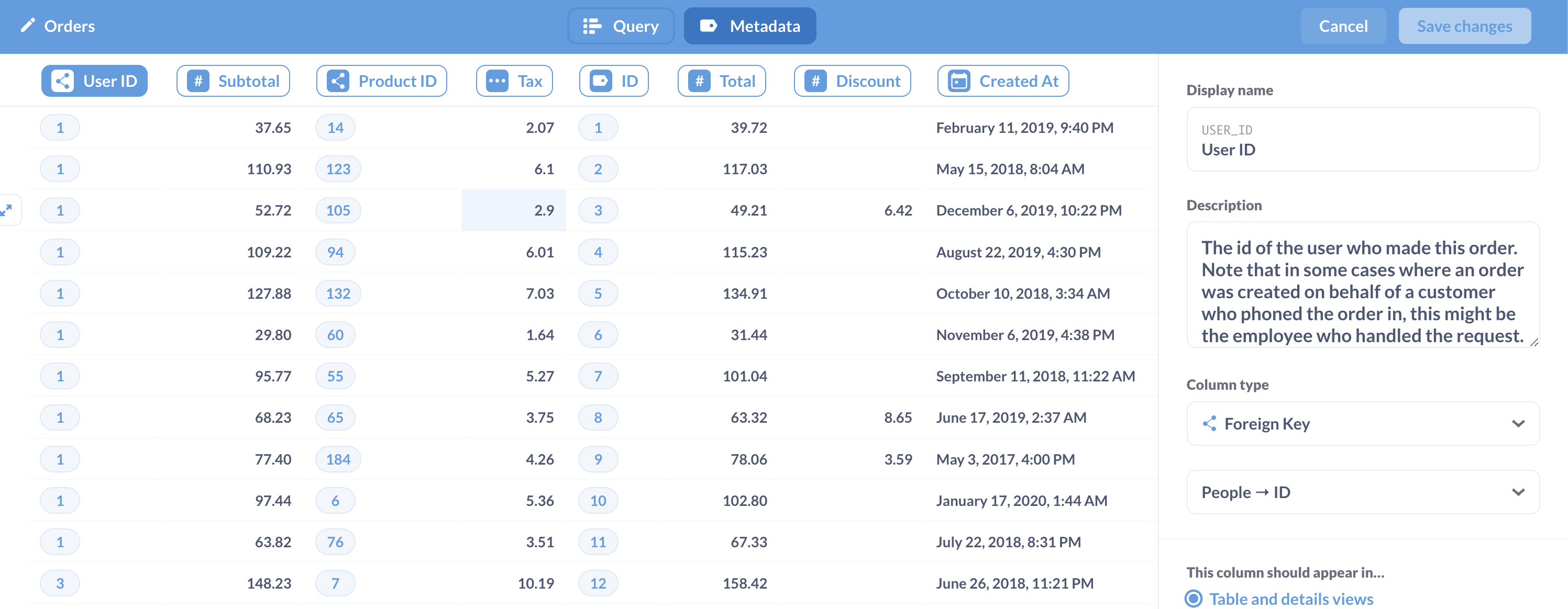 Model column re-ordering forces you to save as a new model · Issue #30353 · metabase/metabase ...
