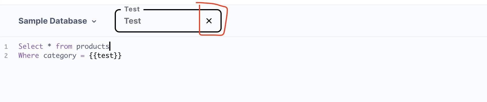 SQL filter gives impression there is no value when you input and then delete the value. · Issue ...