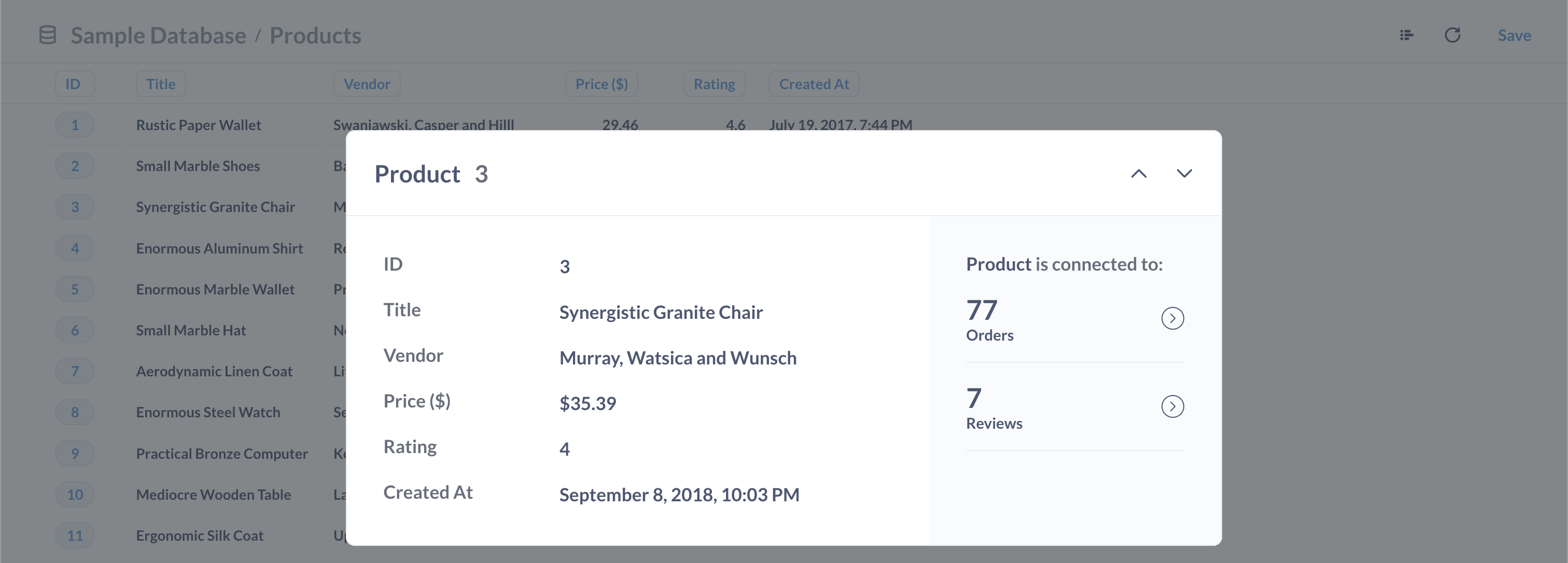 Table Metadata Menu Column With Only In Detail View Option Enabled Is Not Actually Visible