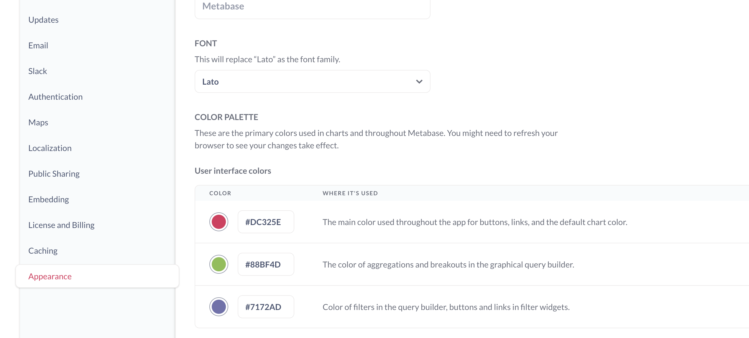 Visualization icons are not visible for some color combinations · Issue #33222 · metabase ...