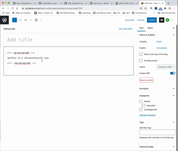 Normalize HTML Style Tags in Gutenberg Editor · Issue #25389 ...