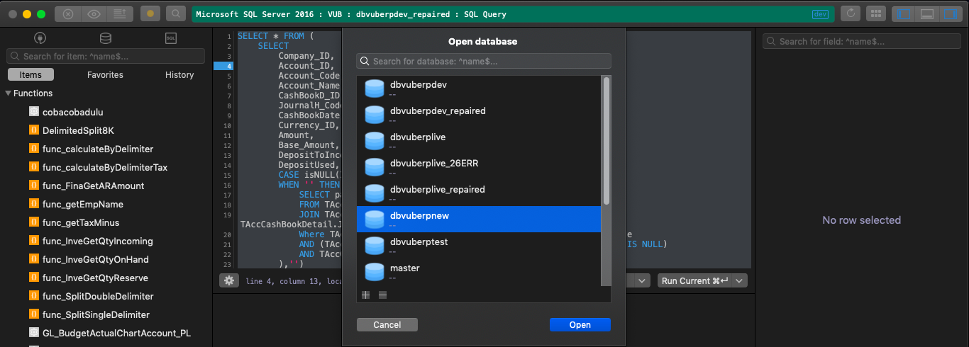 Request to Add Prompt When Running Dangerous Queries · Issue #704 · TablePlus/TablePlus · GitHub