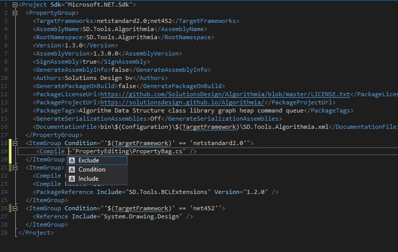 IntelliSense does not work at all while editing csproj with Windows and VS being Chinese ...